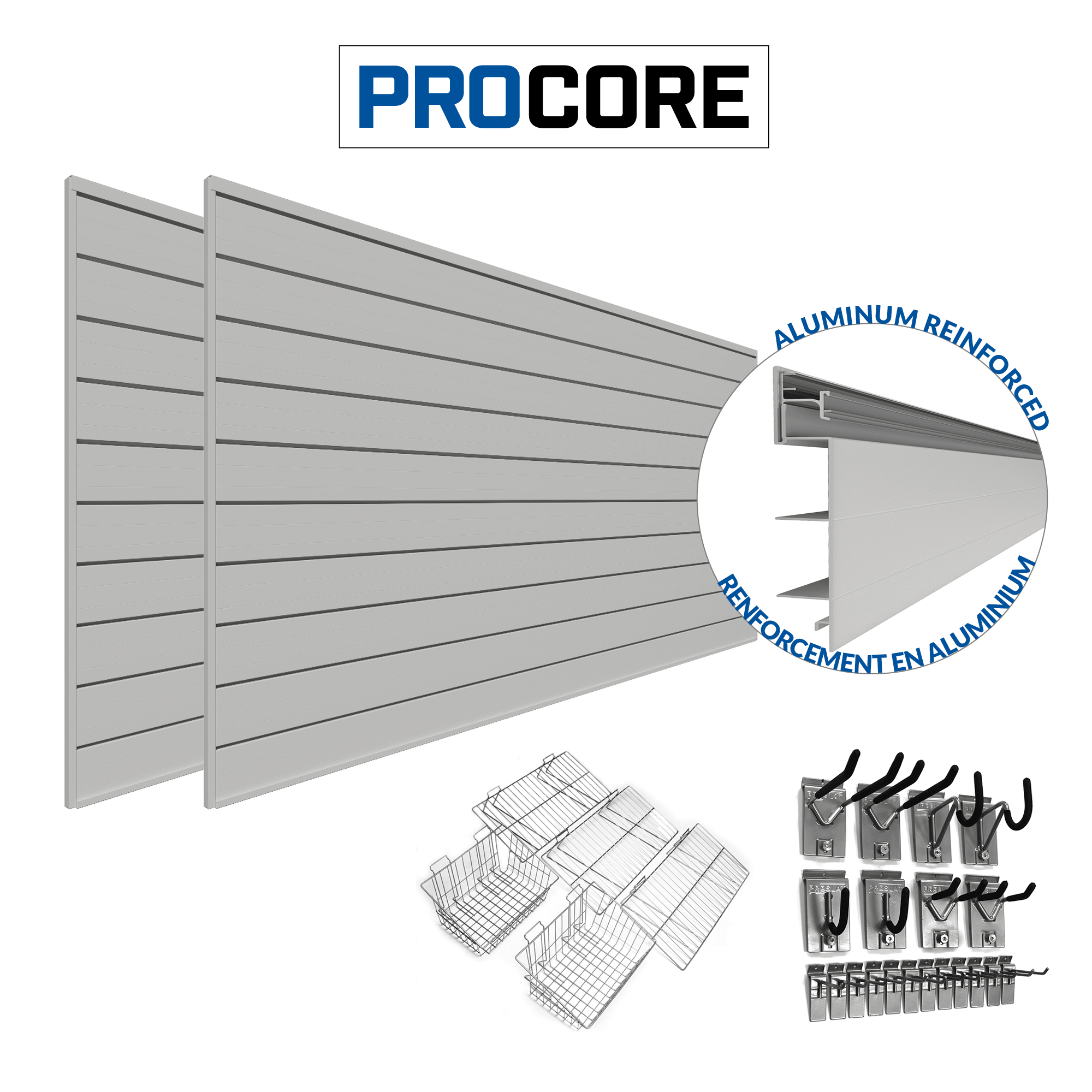 Proslat PROCORE Ultimate Bundle - Gray 35909K – Garage Tools Storage