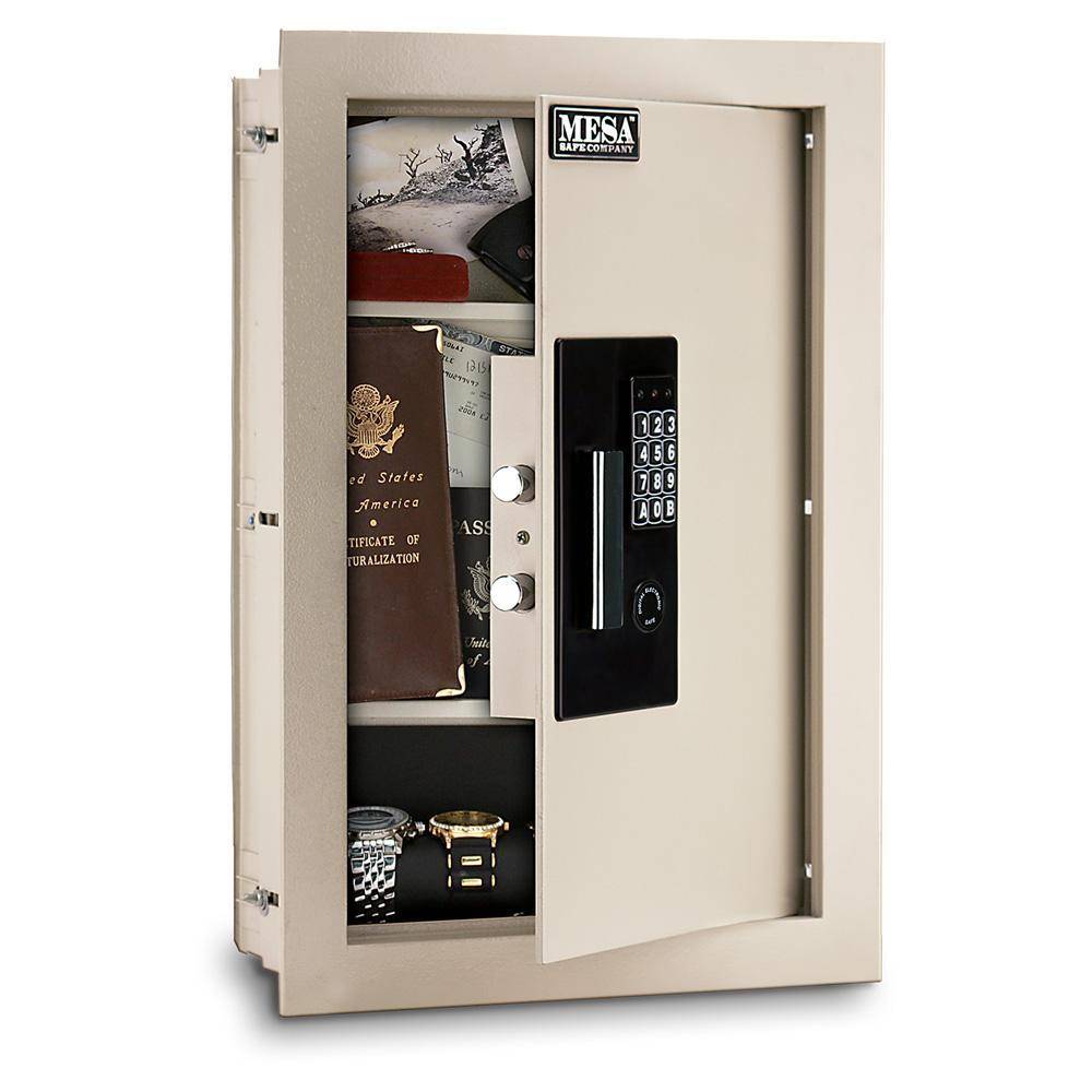 MESA Safes Adjustable Wall Safe 0.3 - 0.7 cu. ft. MAWS2113E – Garage ...